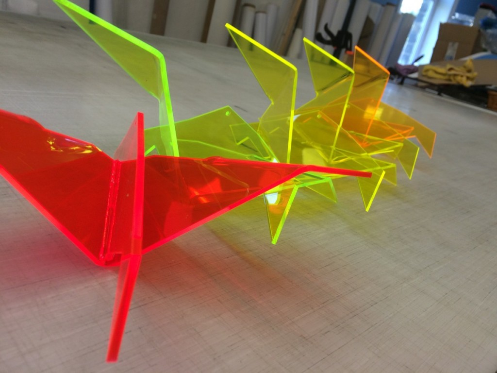 Acrylic Origami Birds – The Wonderworks