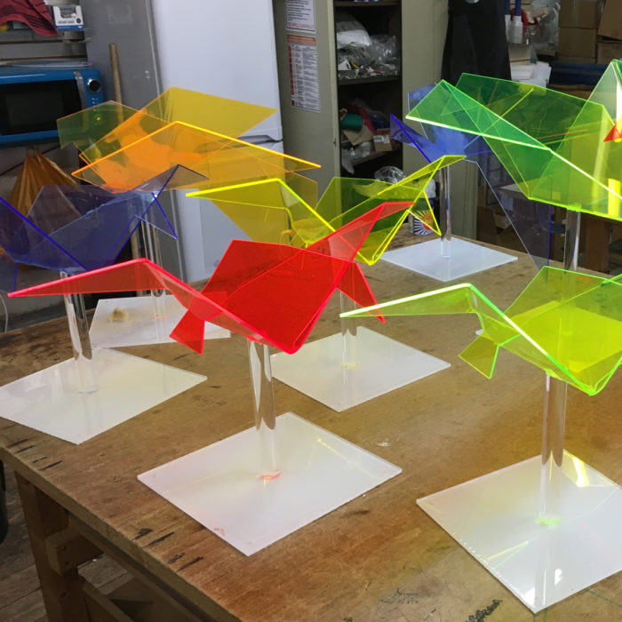 Acrylic Origami Birds | The Wonderworks : The Wonderworks
